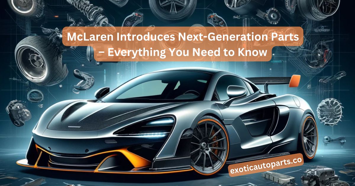 McLaren Introduces Next-Generation Parts – Everything You Need to Know